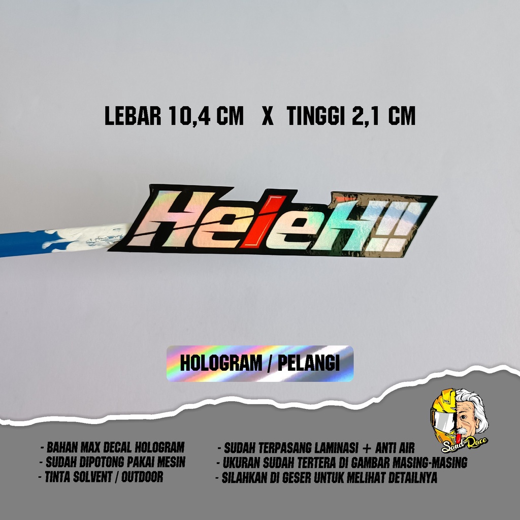 Jual sticker kata kata / sticker hitz / sticker viral / sticker bengkel ...