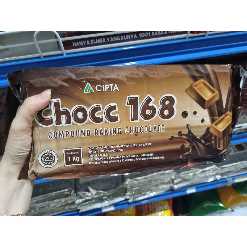 Jual Coklat Batang Merek Chocc 168 berat 1kg | Shopee Indonesia