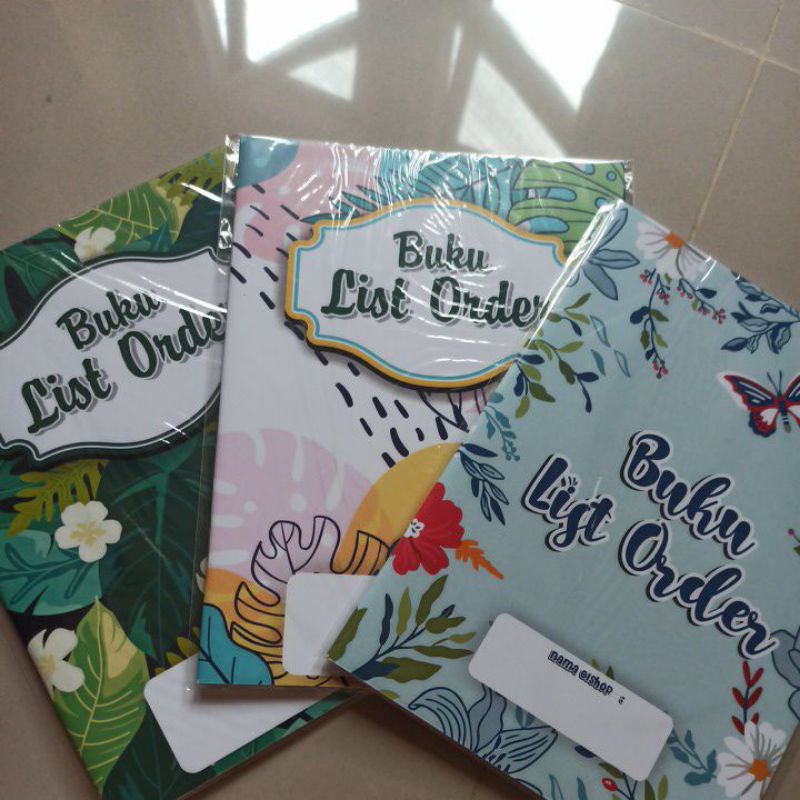 Jual BUKU LIST ORDER seukuran buku tulis | Shopee Indonesia