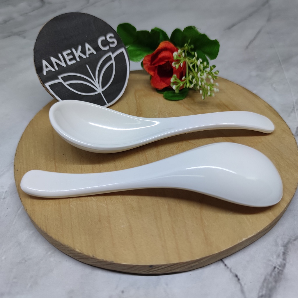 Jual Sendok Bebek Melamin Sendok Bubur Sendok Ramen Sendok Sop Ss101 Shopee Indonesia