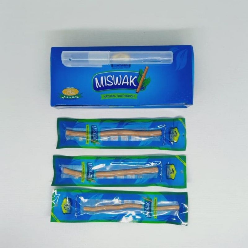 Jual Siwak Al Khair 1 Box (12 pcs) + gratis 1 holder tempat siwak ...