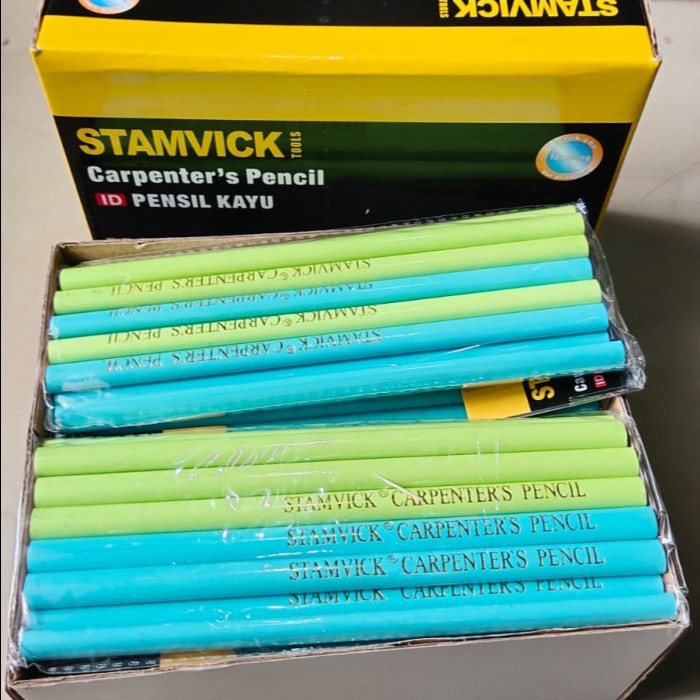 Jual Pensil Kayu Tukang STAMVICK Pensil Bangunan Pinsil Alat Tulis ...