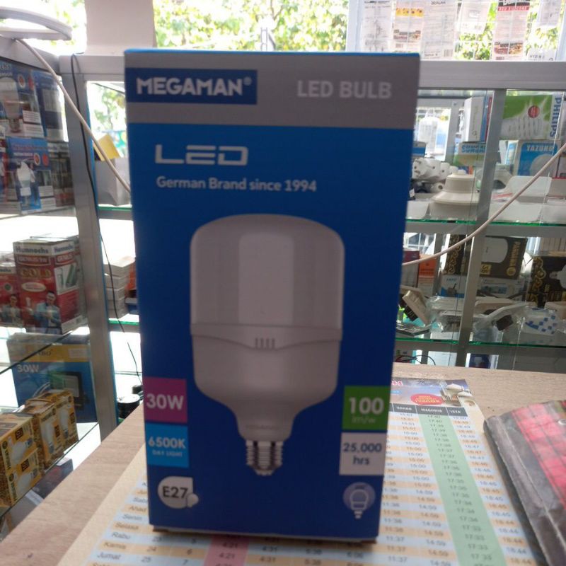 Jual megaman led bulb lampu megaman 30 watt garansi 2 tahun | Shopee ...