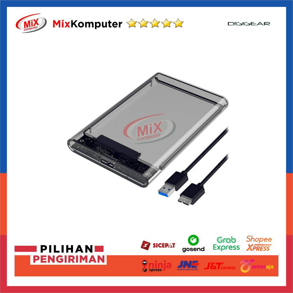 Jual Casing Hardisk Eksternal DIGIGEAR Transparan USB 3.0 for 2.5" Case HDD Enclosure | Shopee ...
