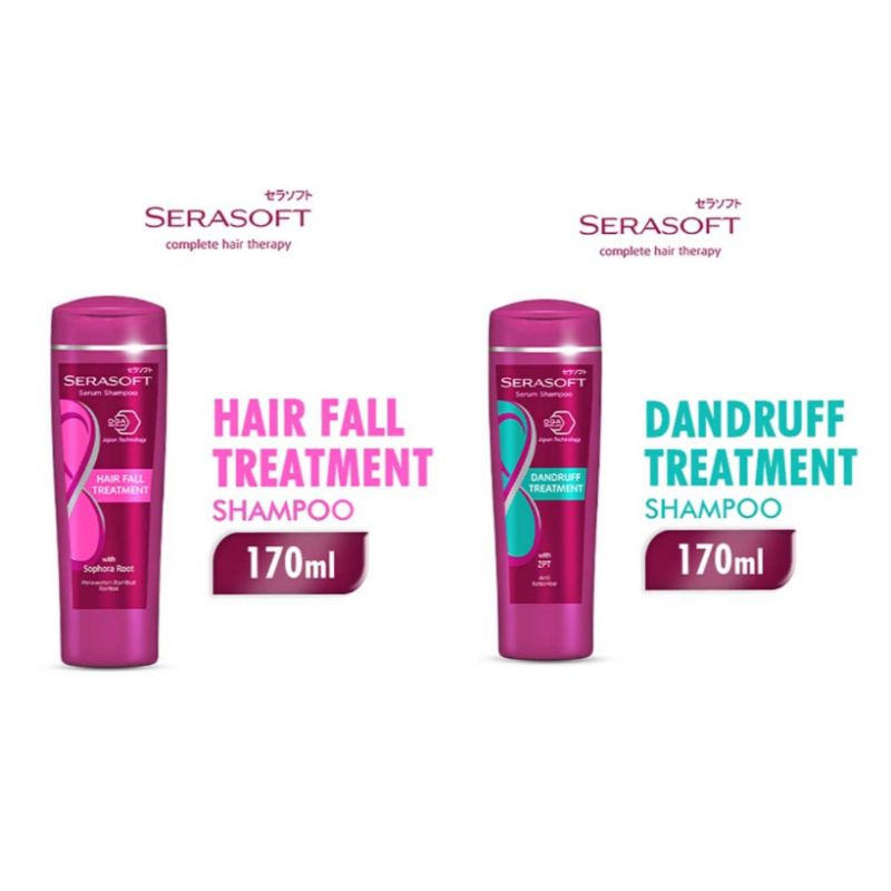 Jual SERASOFT Shampoo Hair Fall/ Anti Dandruff Treatment 170 ml ...