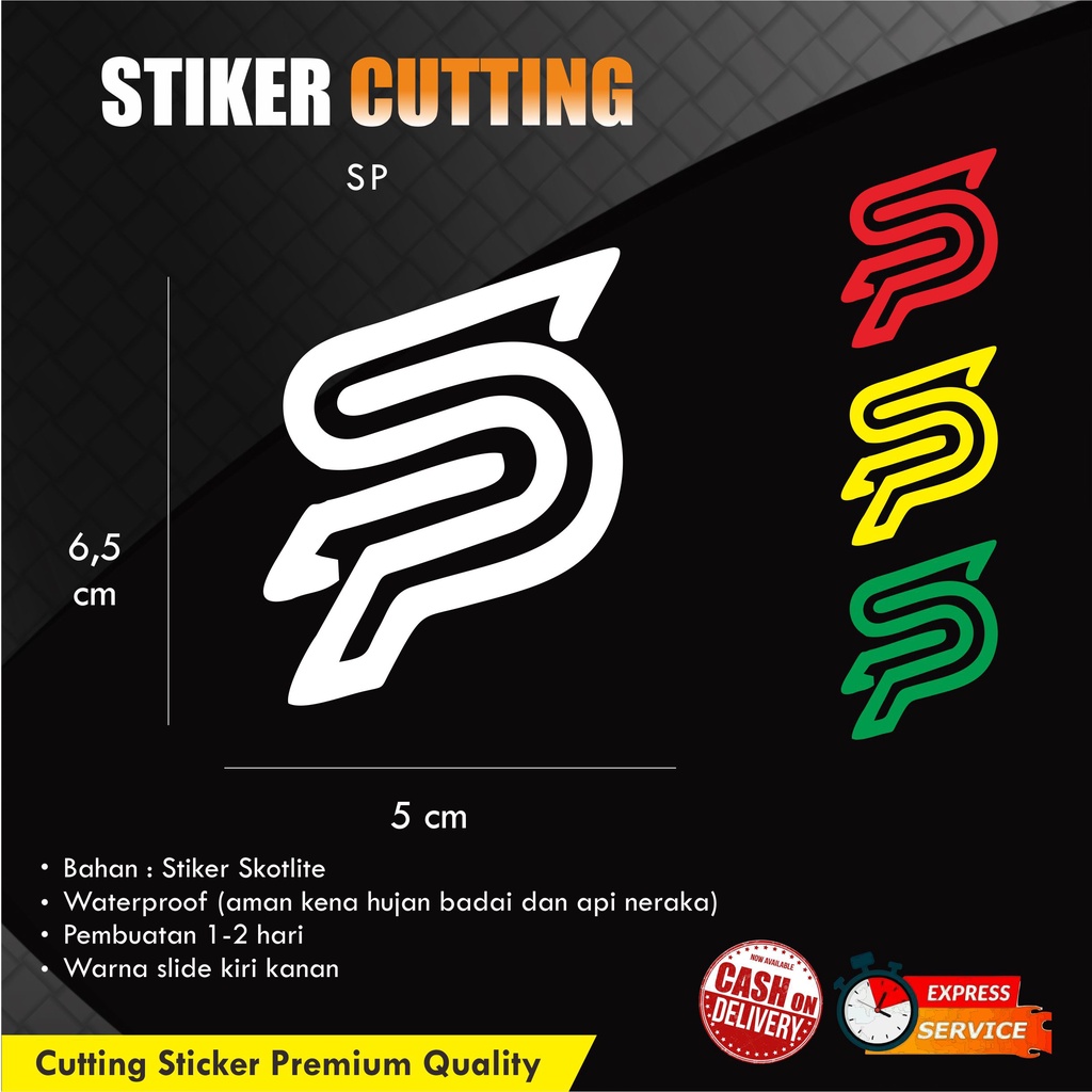 Jual Stiker SP / Stiker mobil motor / Stiker cutting nama ORACAL ...