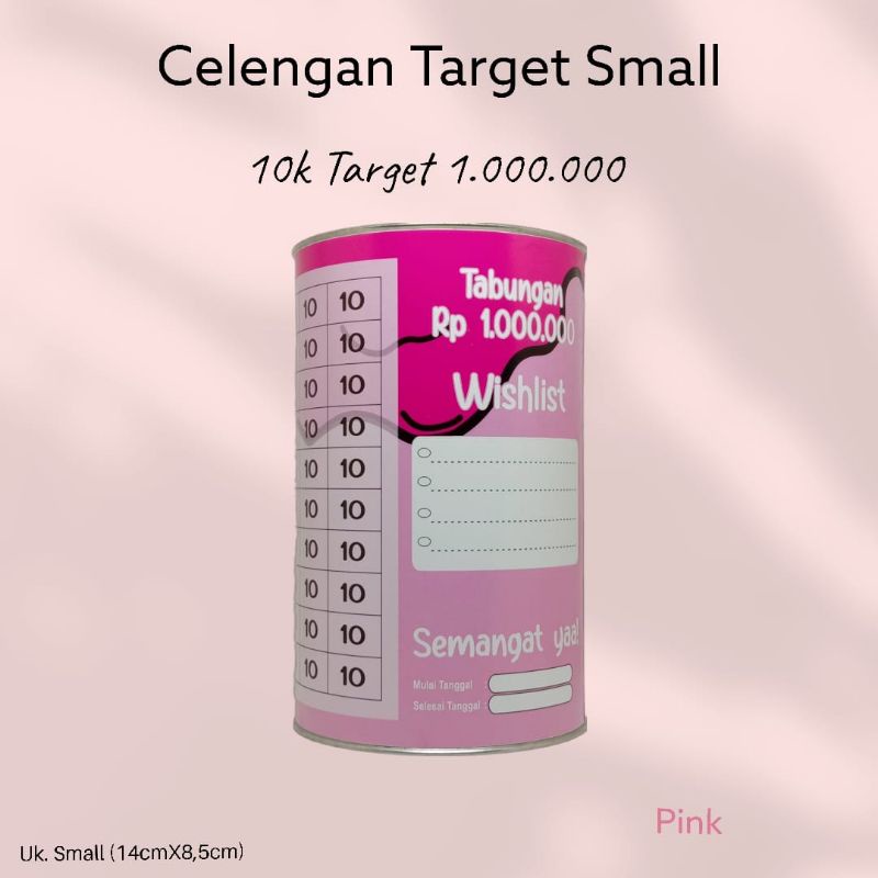 Jual Celengan Target 10k Target 1jt Celengan Viral Celengan Target ...