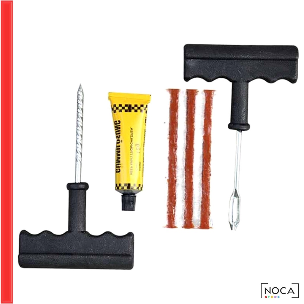 Jual Alat Tambal Ban Mobil Motor Tubeless Anti Bocor Set Paket Lengkap ...