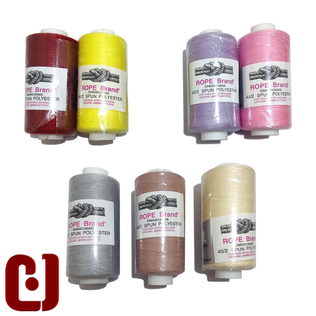 Jual BENANG JAHIT / BENANG TAMBANG 500 YARD ROPE BRAND | Shopee Indonesia