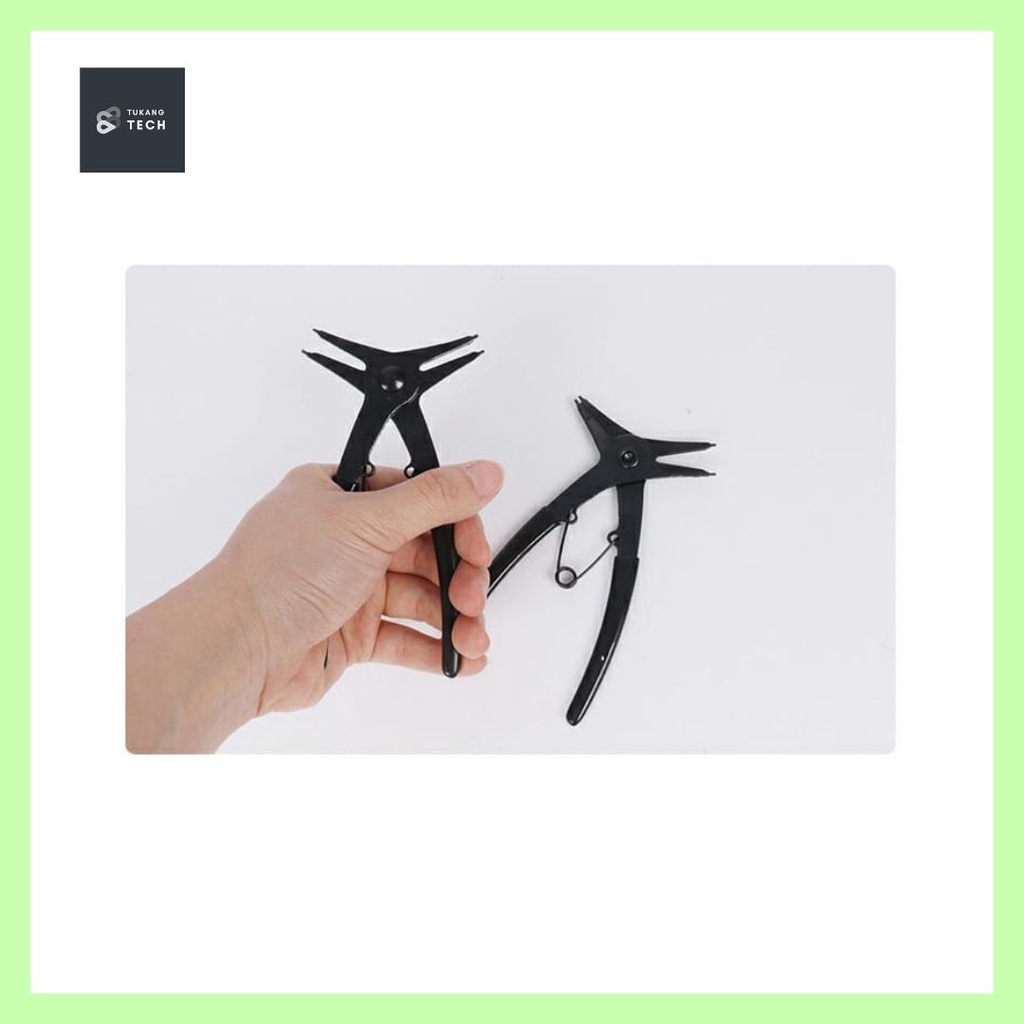 Jual Tang snap ring pliers buka 2 in 1 IKURA 6 inch / Tang buka snap ...