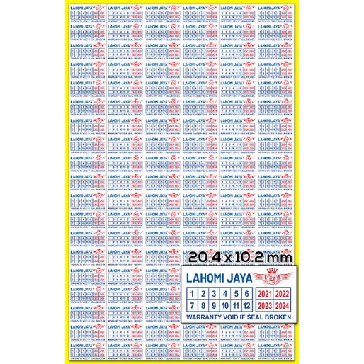 Jual STIKER SEGEL GARANSI CUSTOM 2x1cm, Stiker Sucuriry, STIKER PECAH ...