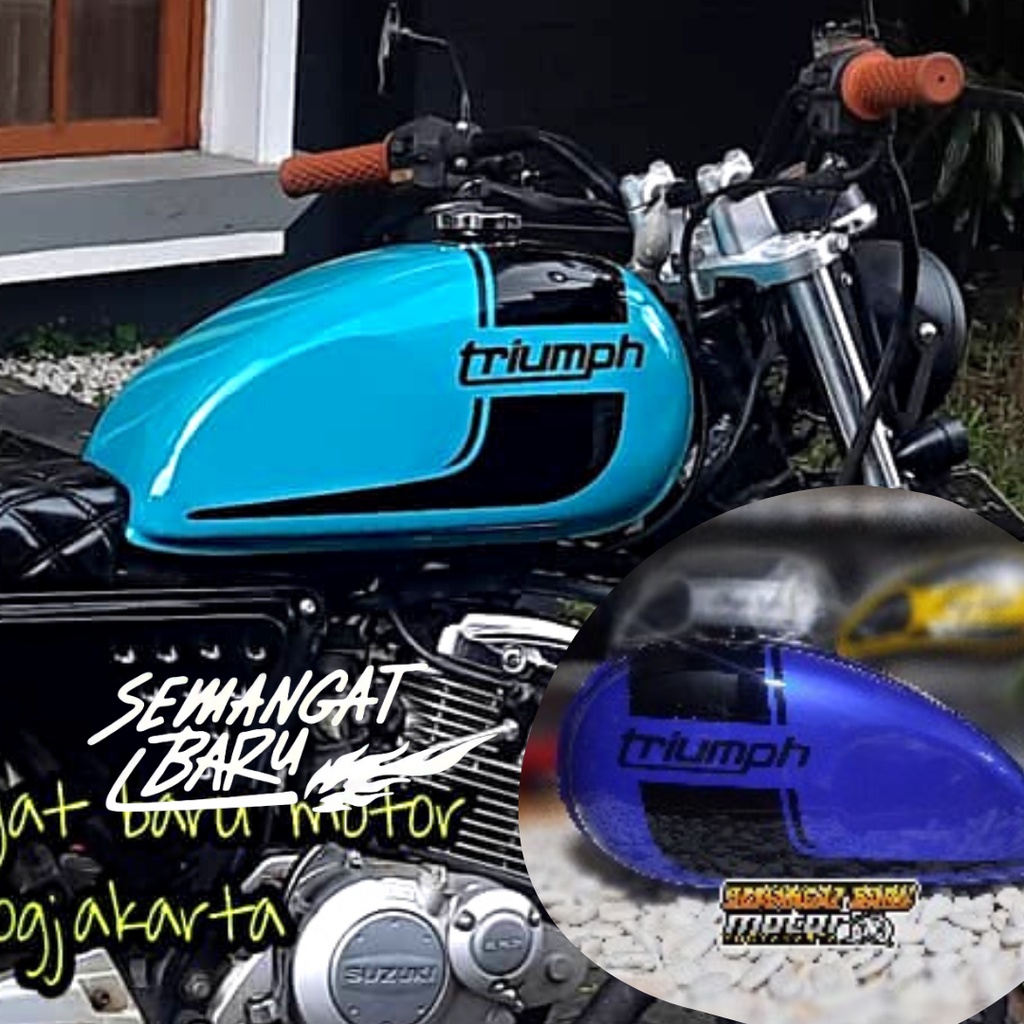 Jual TANGKI JAPSTYLE TRIUMPH UNTUK MEGAPRO TIGER SCORPIO GL TANKI ...