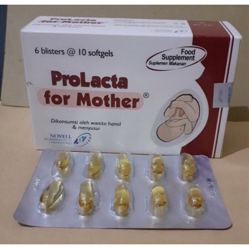 Jual PROLACTA FOR MOTHER KEMASAN 1 STRIP 10 SOFTGEL | Shopee Indonesia