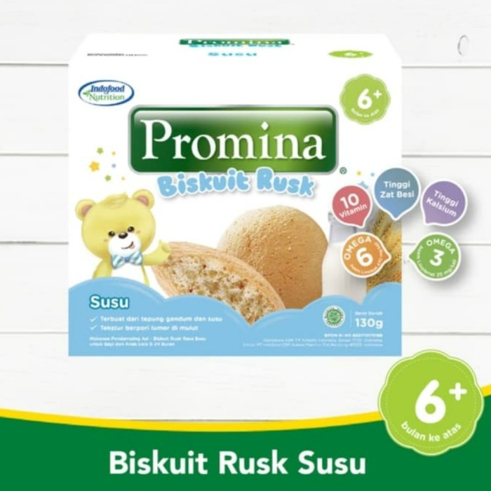 Jual PROMINA Biskuit Rusk Biskuit Bayi 6m+ Baby Biscuit Biskuit Susu ...