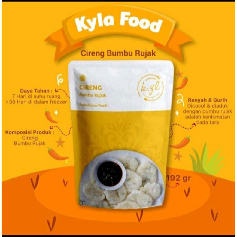 Jual kayla food cireng bumbu rujak | Shopee Indonesia