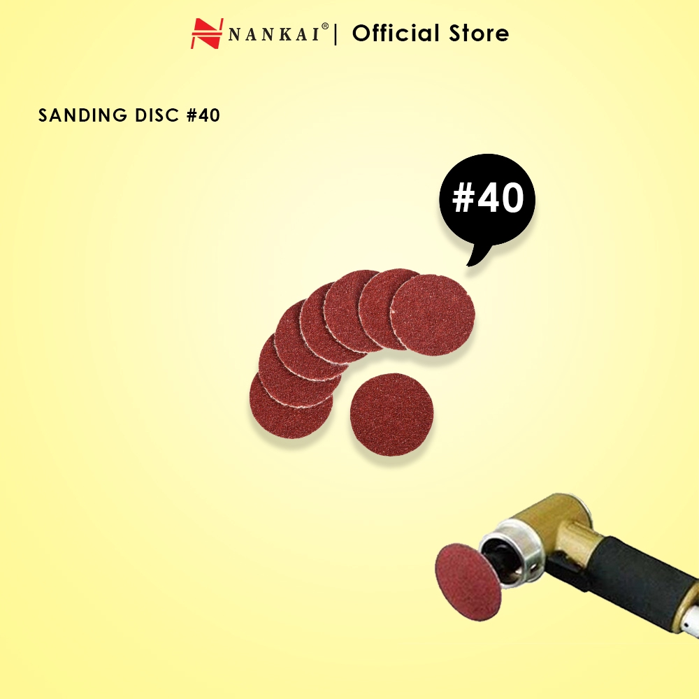 Jual Amplas Tempel / Sanding Disc 40 isi 100 Nankai | Shopee Indonesia