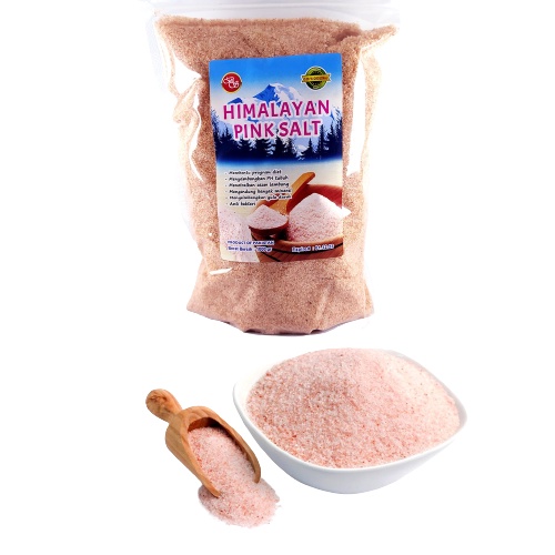 Jual Pink salt fine Garam himalaya 1kg 1000gr | Shopee Indonesia