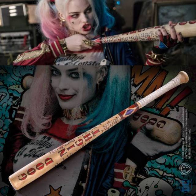 Jual Replica 73cm Cosplay Suicide Squad Pemukul Harley Quinn Baseball ...