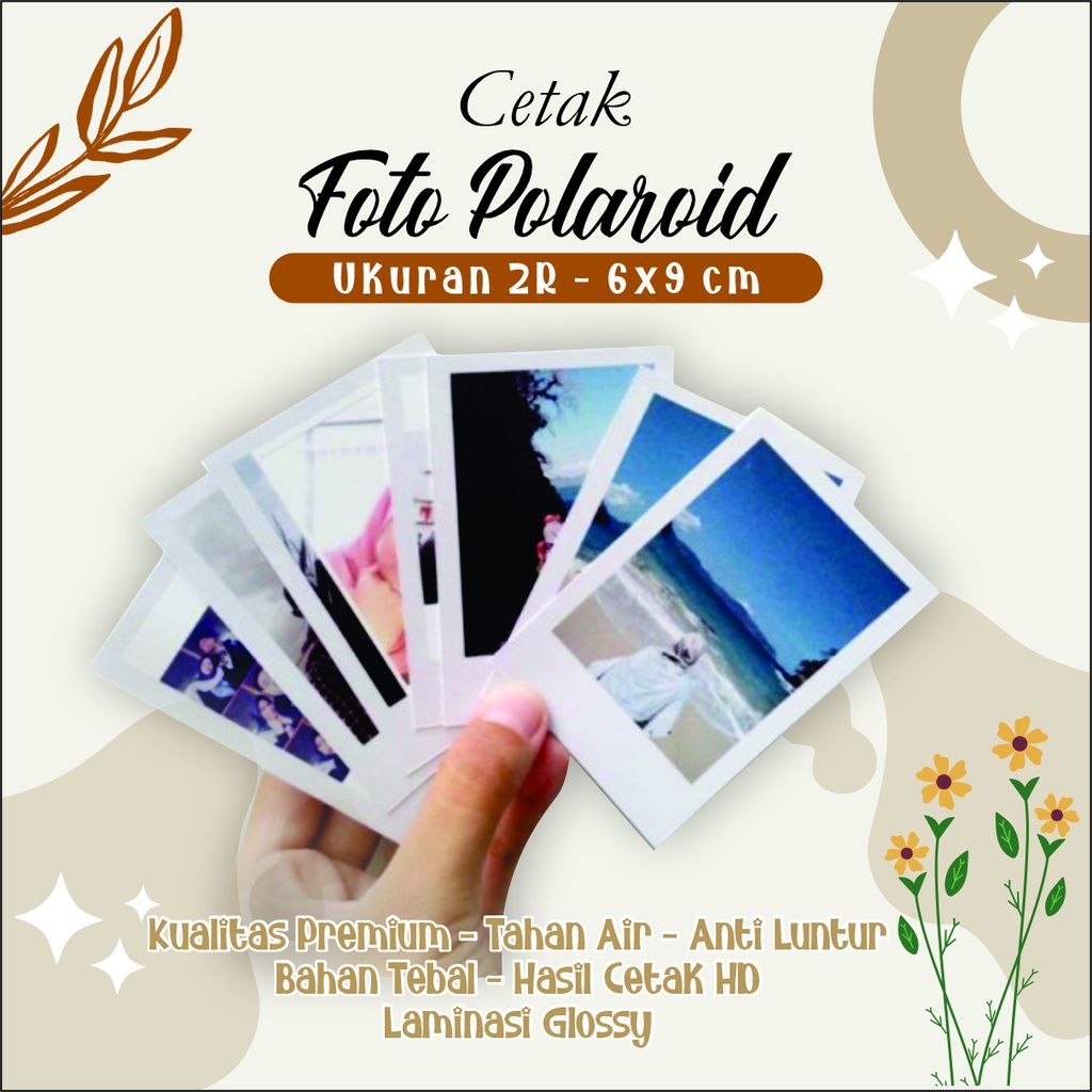 Jual [Custom] Cetak Polaroid 2R Kertas Tebal Glossy | Shopee Indonesia