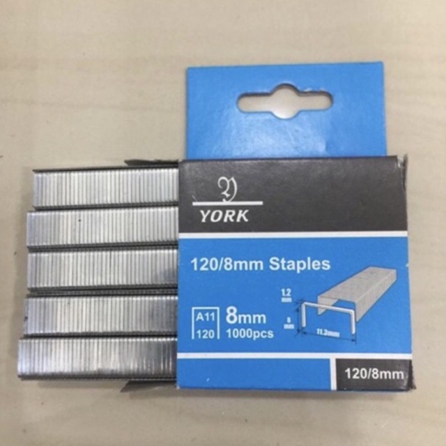 Jual YORK 8mm ( 1000pcs ) asli original Anak hekter tembak TEBAL BAGUS ...