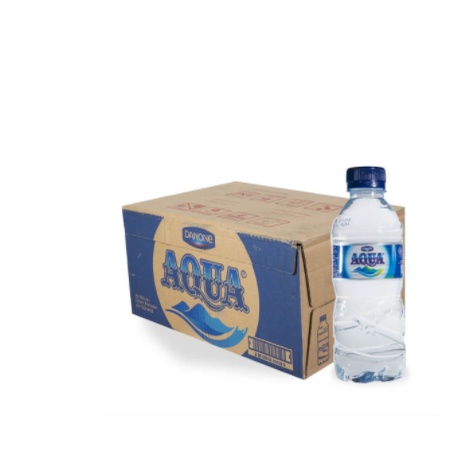 Jual Aqua Botol 330 ML 1 karton (24 botol) | Shopee Indonesia