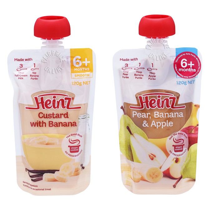 Jual Heinz Baby Puree Pouch 120g Singapore | Shopee Indonesia