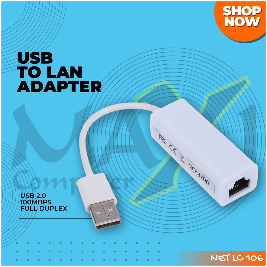 Jual USB 2.0 to Lan RJ45 Ethernet LAN Adapter Converter Konverter ...