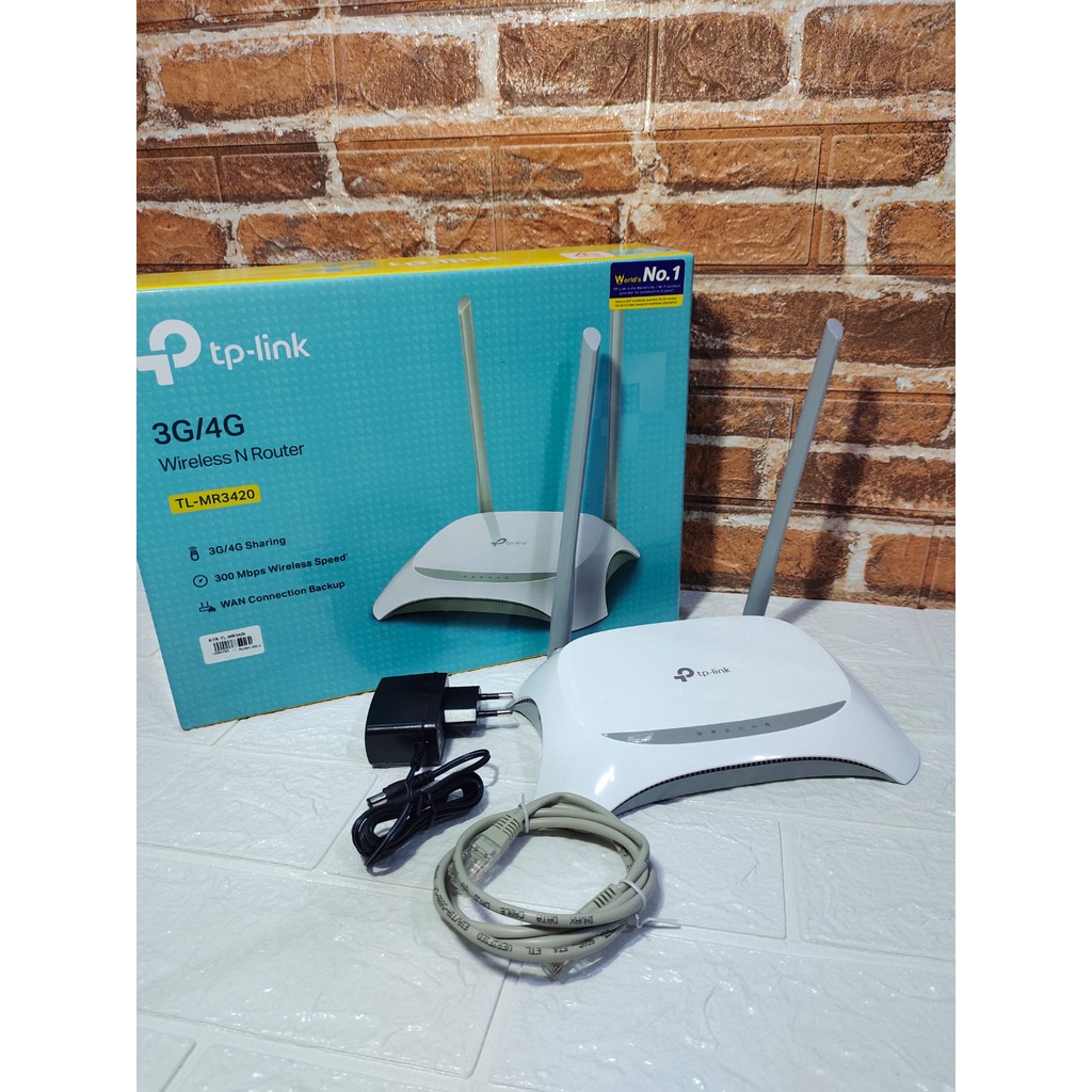 Jual TP-Link TL-MR3420 (Versi Terbaru!!) 3G/4G Wireless N Router ...