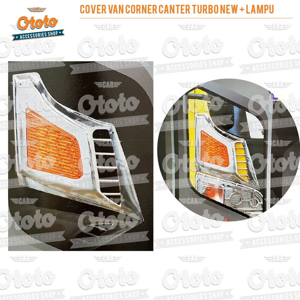 Jual Cover Van Corner Canter Turbo New + Lampu (SAYAP) | Shopee Indonesia