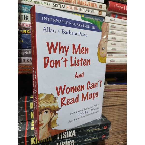 Jual Why Men Don't Listen and Women Can't Read Maps by Allan Barbara Pease | Shopee Indonesia