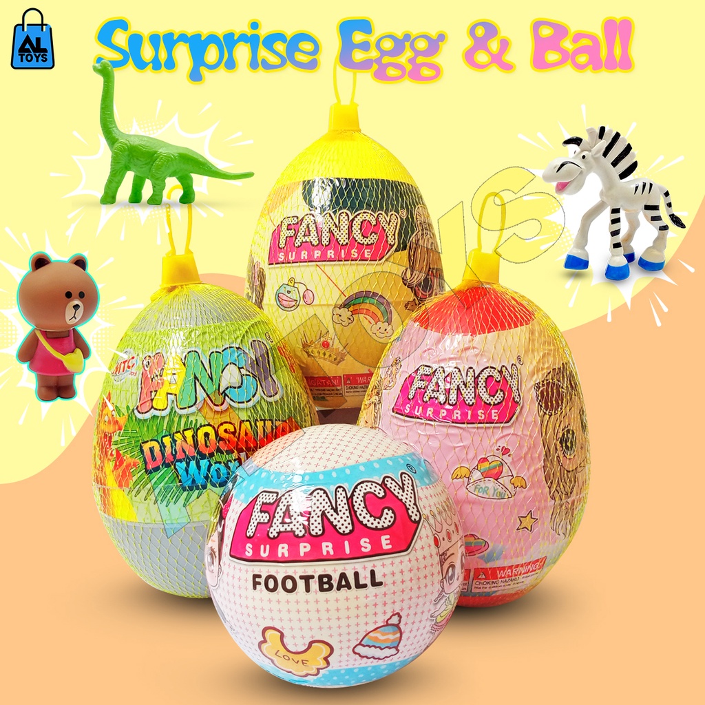 Jual Mainan Surprise Egg Shockers Ball Jumbo / Telur Dino / Bola ...