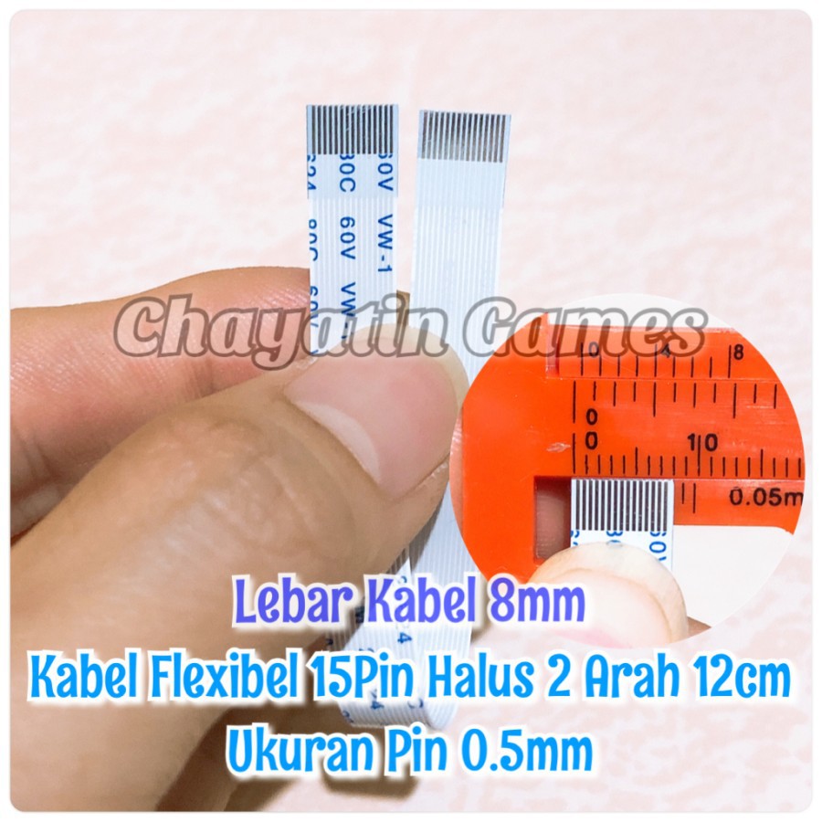 Jual Kabel Flexibel 15 Pin Halus 2 Arah Panjang Sesuai Pilihan Varian ...