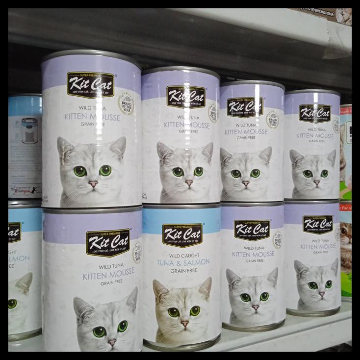 Jual Kit Cat Kaleng 400Gr - Makanan Basah Kucing Kit Cat Kitten Mouse ...