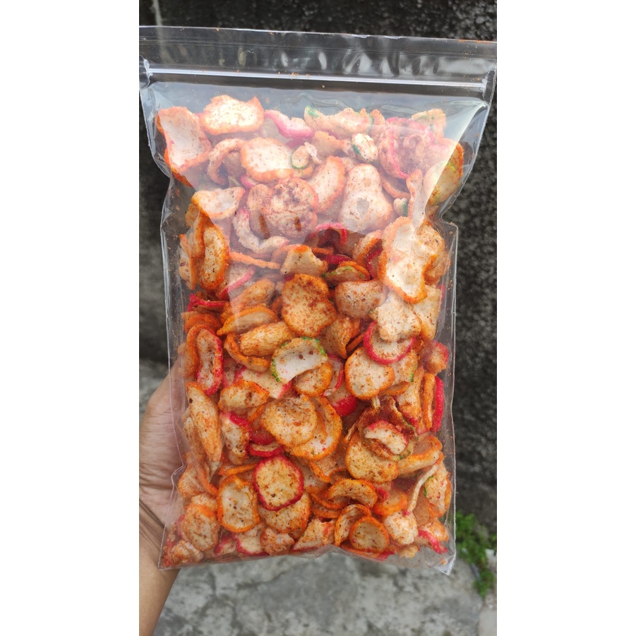 Jual KERUPUK SEBLAK KERING KERUPUK SEBLAK BANTET RASA PEDAS DAUN JERUK ...