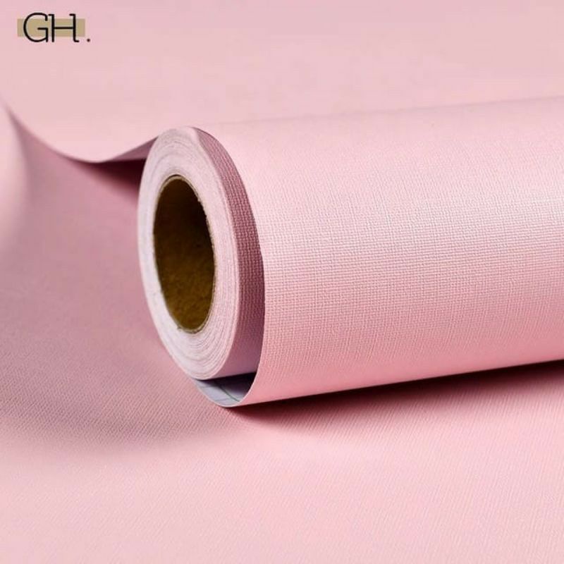 Jual Wallpaper Dinding Polos Warna Pink Bertekstur Elegant | Shopee ...