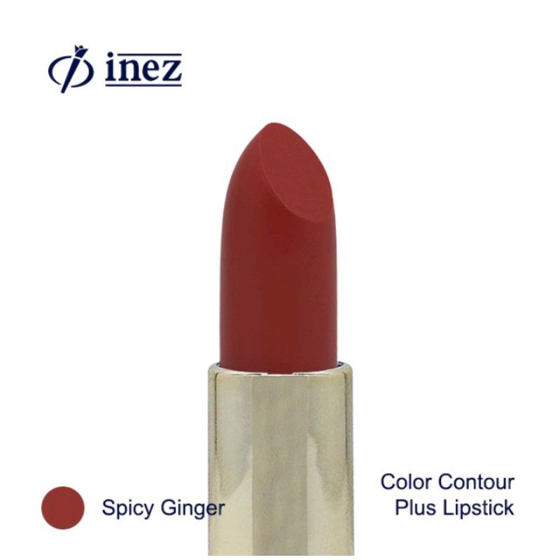 Jual Inez Color Contour Plus Lipstick - Spicy Ginger (New Case ...