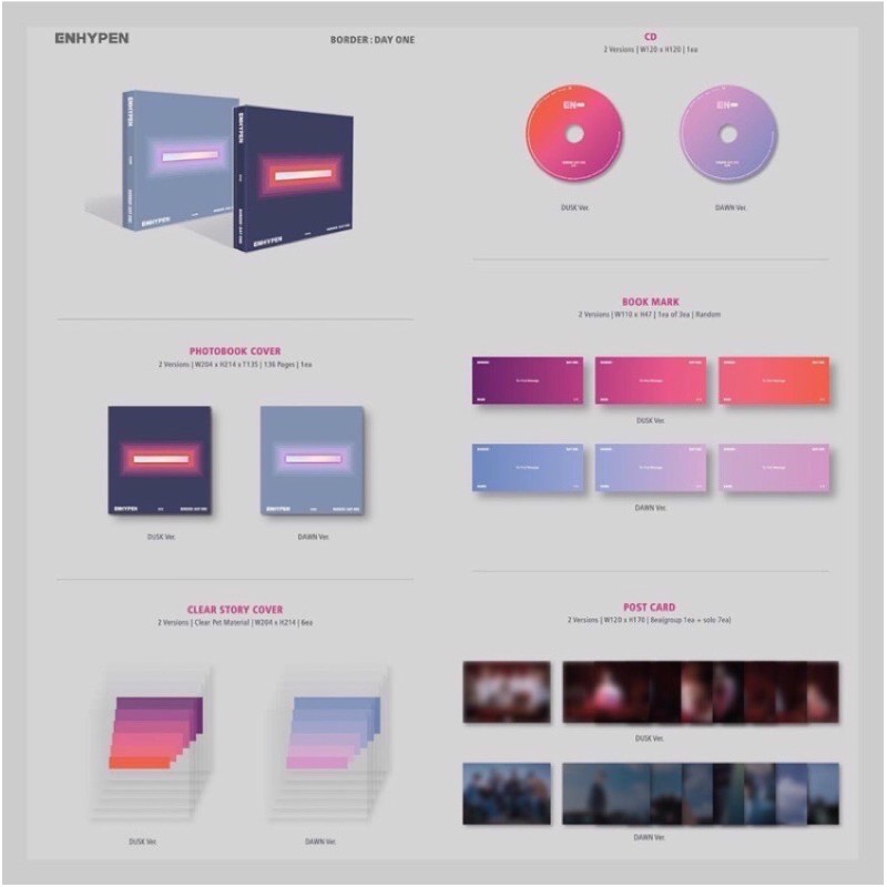 Jual [PRE-ORDER] ENHYPEN DEBUT ALBUM FANSITE||BACA SLIDE DAN DESKRIPSI‼ ...