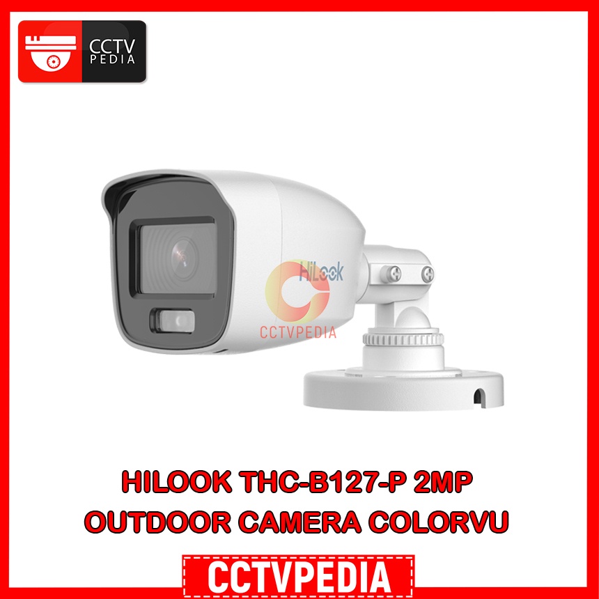 Jual Hilook THC B127 P 2MP Outdoor Camera ColorVU | Shopee Indonesia