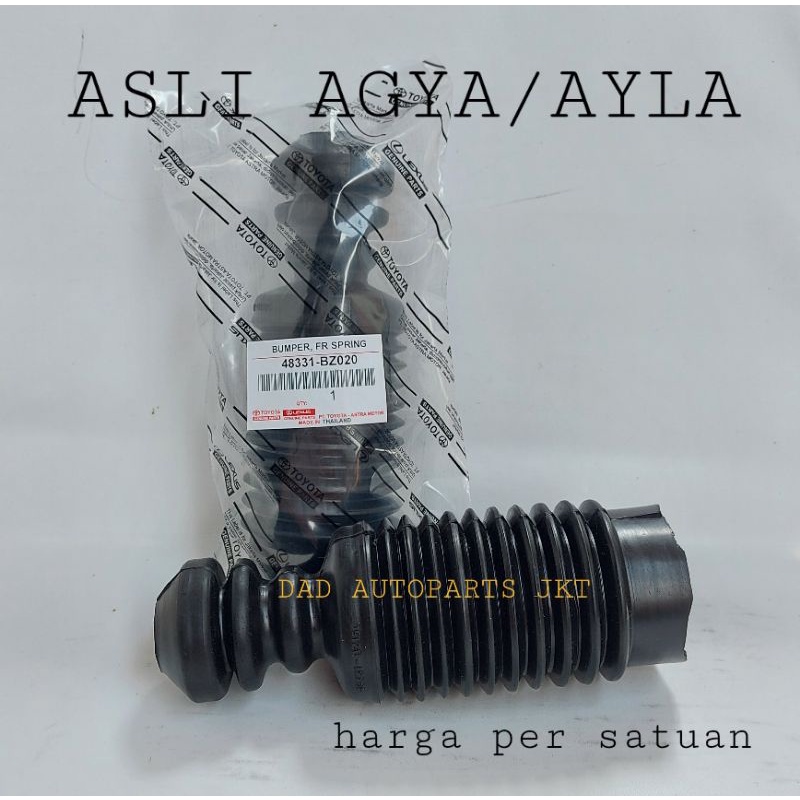Jual KARET BOOT SHOCK STOPPER DEPAN AGYA AYLA CALYA SGYRA ASLI | Shopee ...