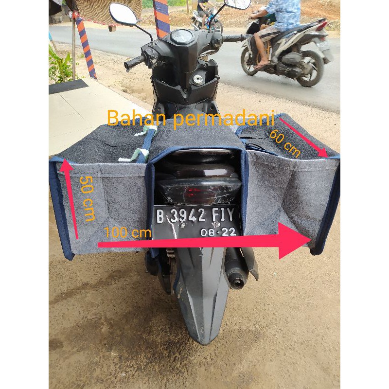 Jual Tas motor,tas motor samping tas delivery motor | Shopee Indonesia
