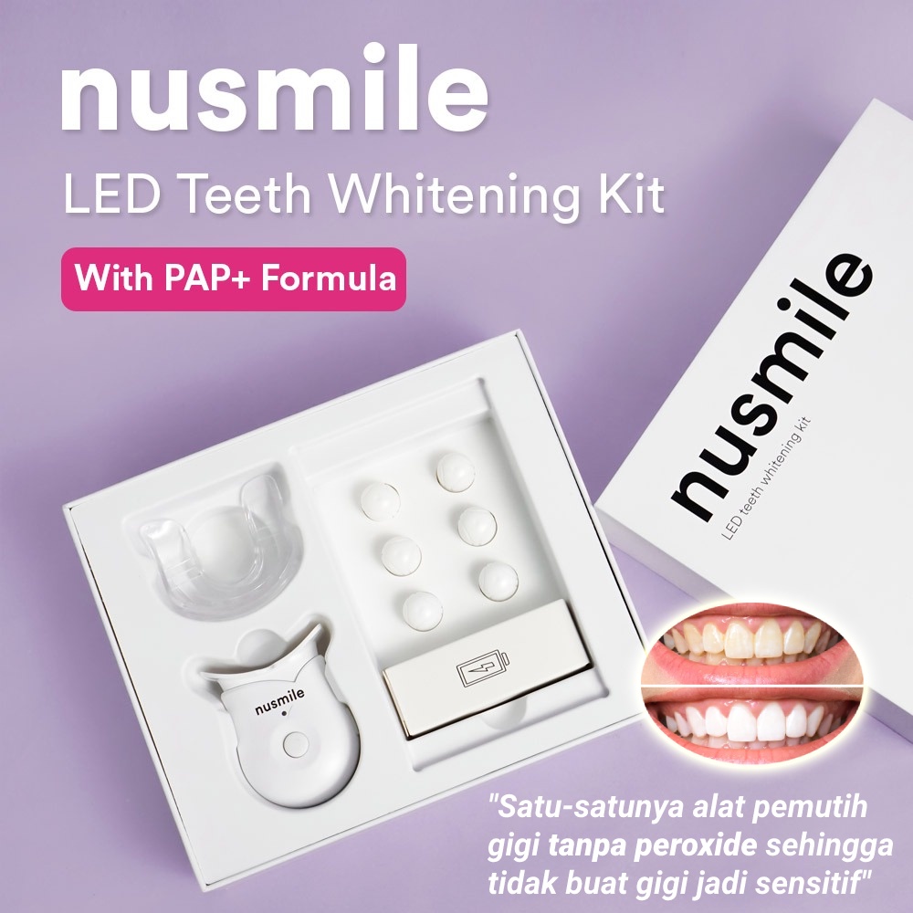 Jual Nusmile Teeth Whitening Kit | Shopee Indonesia