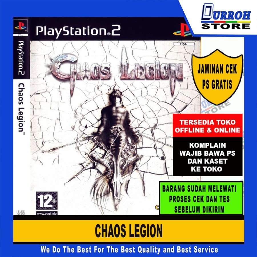 Jual KASET DVD GAME PS 2 /PLAYSTATION 2 CHAOS LEGION | Shopee Indonesia