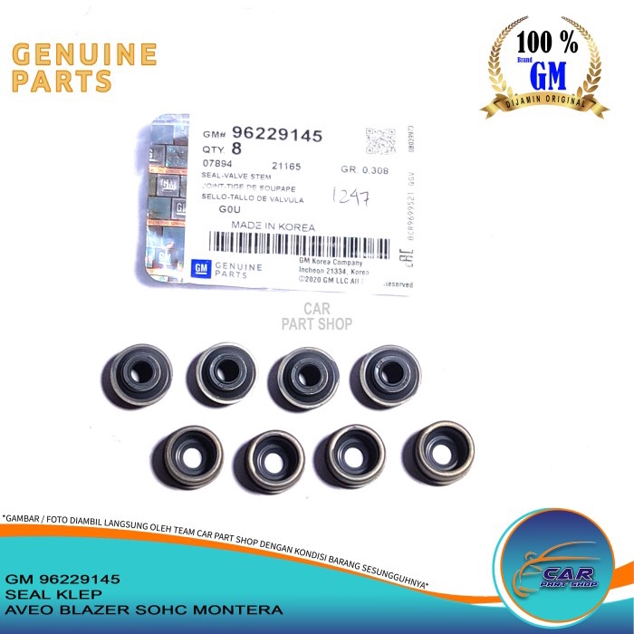 Jual Seal Klep Aveo Blazer SOHC Montera GM 96229145 | Shopee Indonesia