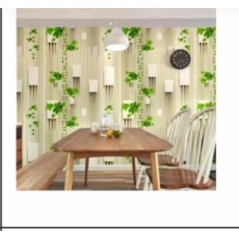Jual WALLPAPER DINDING MOTIF DAUN RAMBAT | Shopee Indonesia