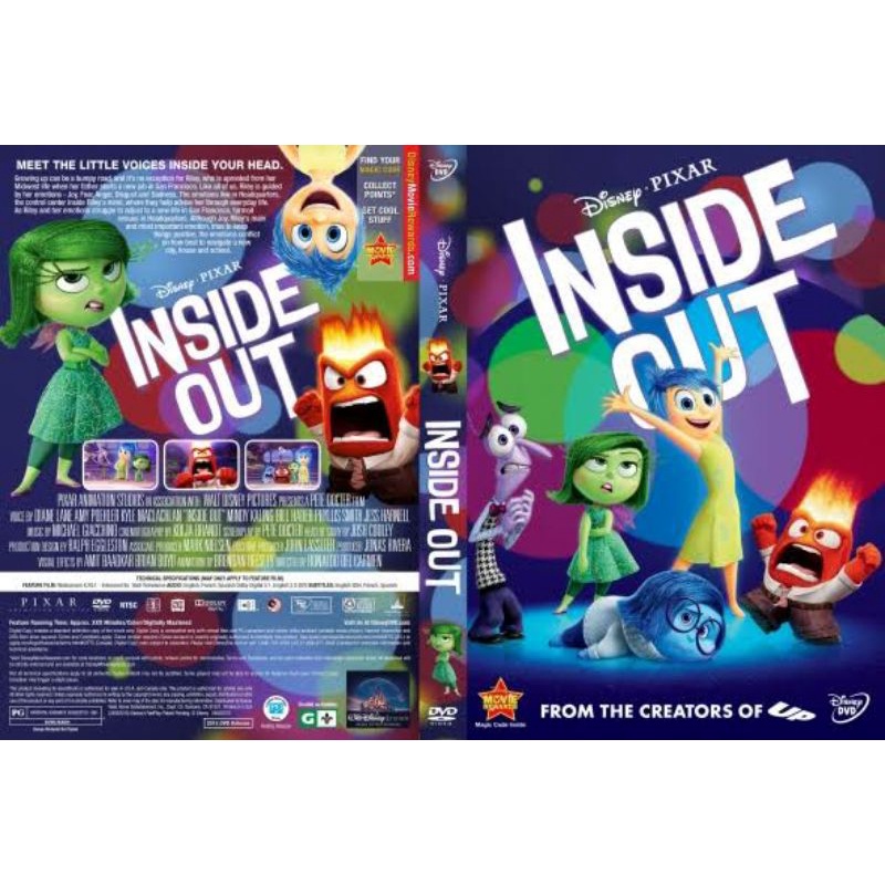 Jual Kaset Animasi Film INSIDE OUT 2015 - HD | Shopee Indonesia