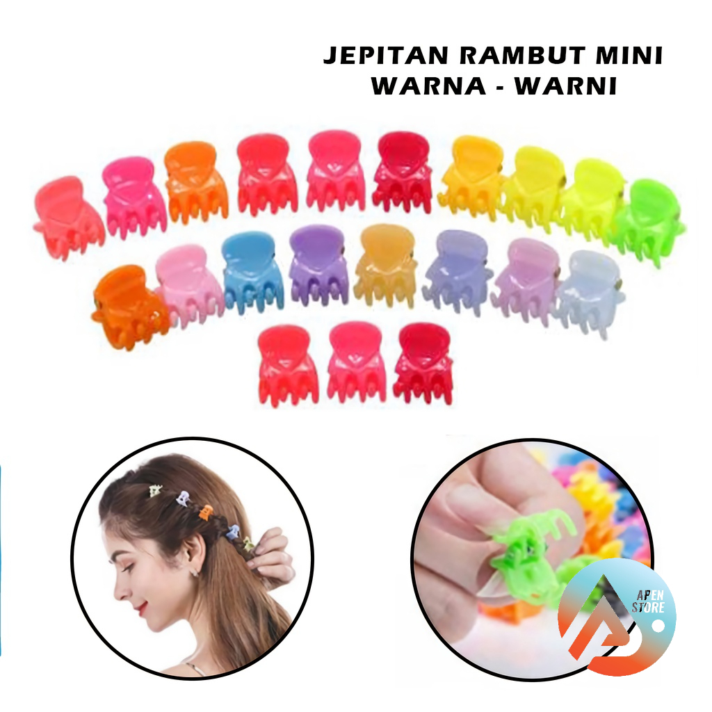 Jual APEN Jepitan Rambut Jedai Mini Jepit Kutu Badai Anak Dewasa ...