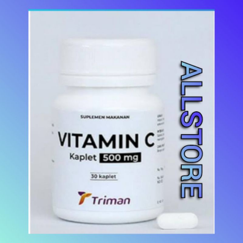 Jual Vitamin C 500mg Triman kemasan Botol | Shopee Indonesia
