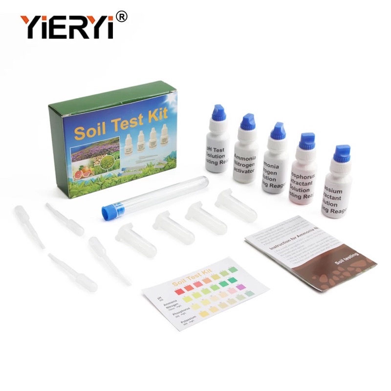 Jual Tes Tanah Soil Test Kit pH Ammonia Nitrogen Potassium Phosphorus ...