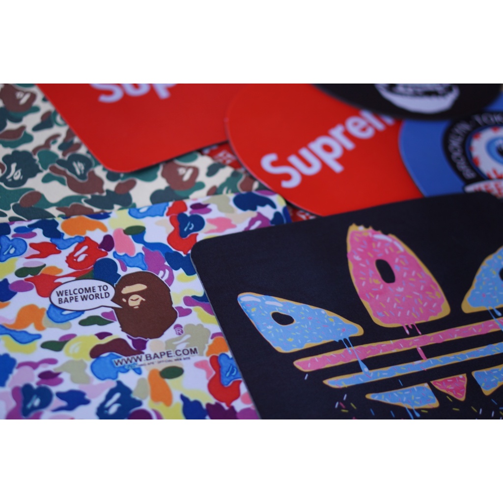 Jual Mousepad Supreme Bape Miskha Misfits | Shopee Indonesia