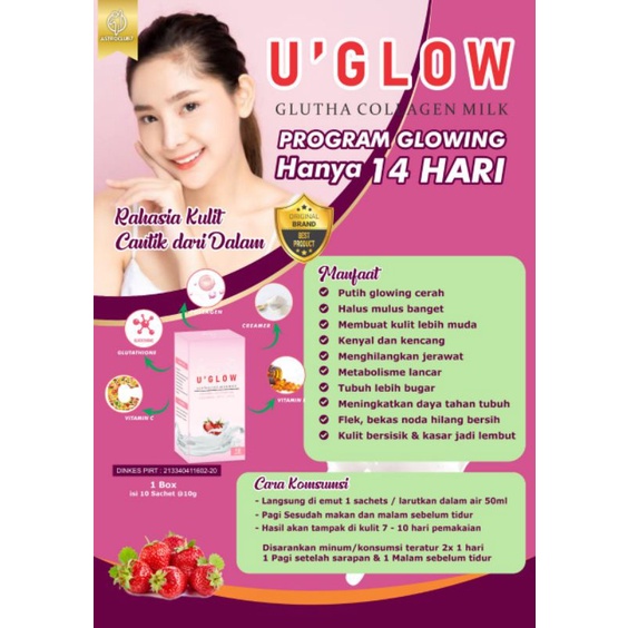 Jual Manfaat U'GLOW ( Susu Pemutih) | Shopee Indonesia